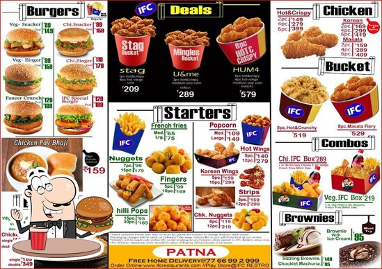 IFC Restaurant, Patna - Restaurant menu, prices and reviews