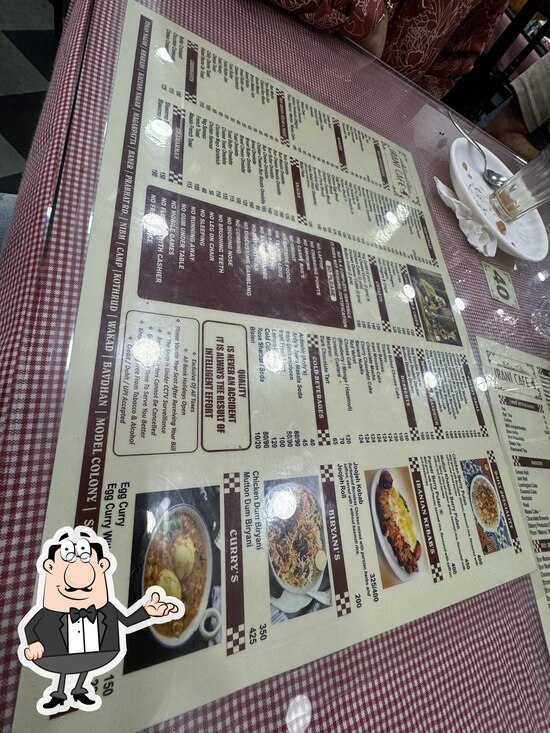 Irani Cafe - Bavdhan, Pune - Restaurant menu, prices and reviews