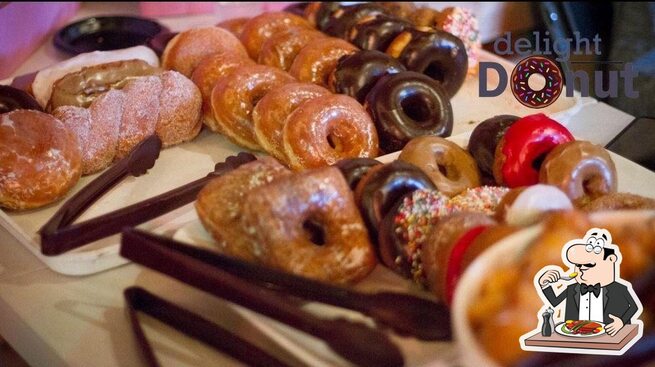 Menu at Delight donuts, Hastings