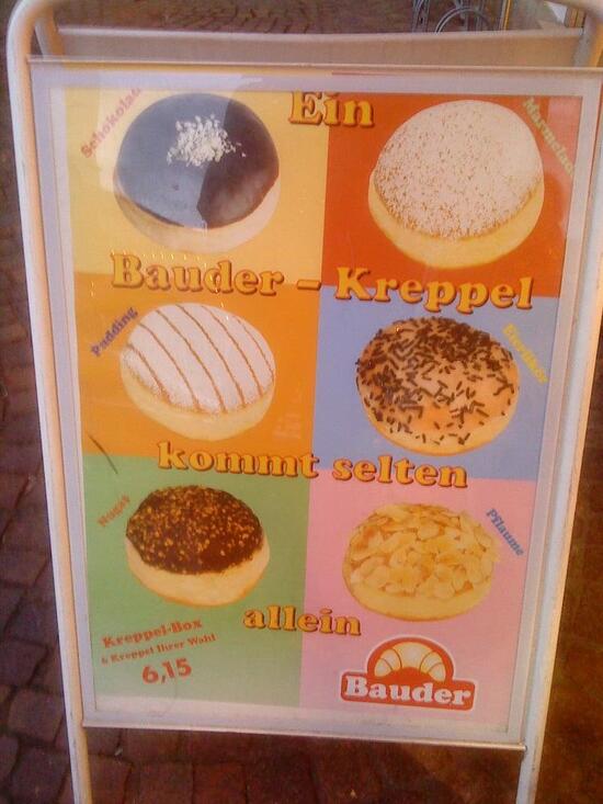 Menu at Bäckerei-Konditorei-Cafe Bauder, Seligenstadt, Marktpl. 11