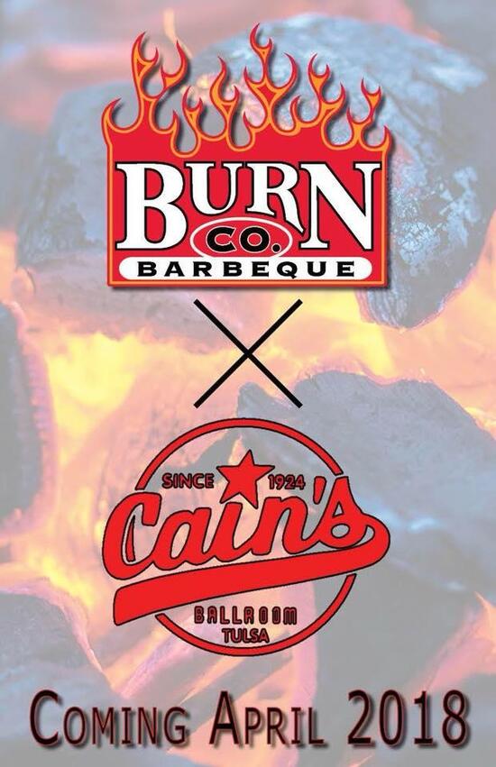 Carta de Burn Co Barbecue - Cain’s, Tulsa