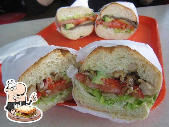 Menu at Las Tortas Génesis restaurant, Tijuana