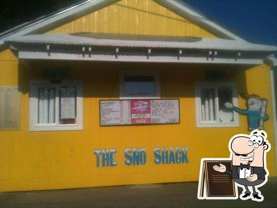 Menu at The Sno Shack restaurant, Gulfport