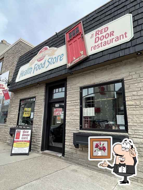 Fountain Head Health Store and the Red Door Restaurant, Fergus ...