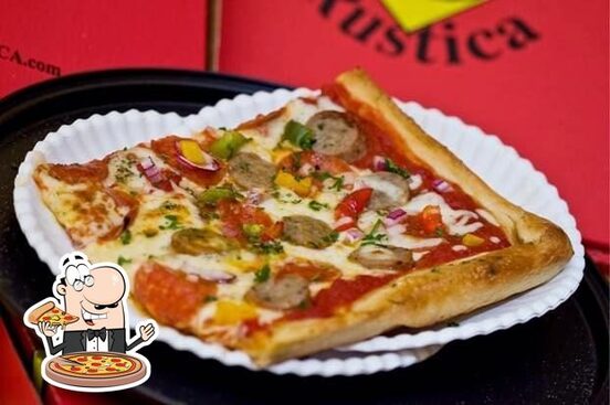 Menu at Pizza Rustica Delray pizzeria, Delray Beach