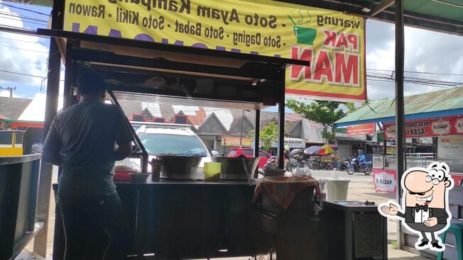 Menu at Soto Ayam Kampung PakMan restaurant, Palangkaraya