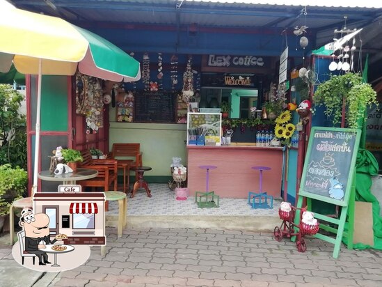 Menu at LEX COFFEE cafe, Pong Saen Thong