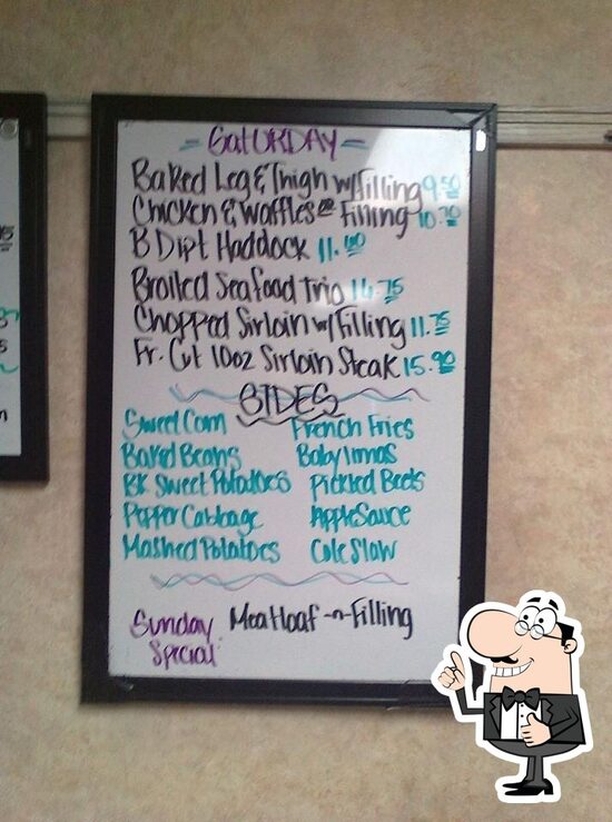 Menu at Hotel Middleburger restaurant, Middleburg