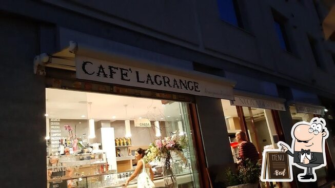 Menu da Cafè Lagrange, Venaria Reale