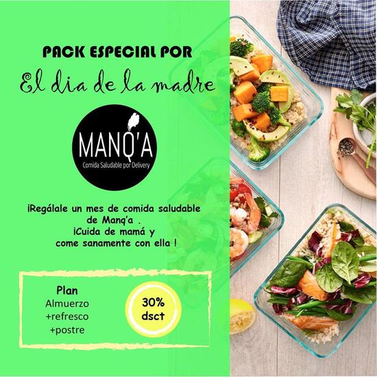 Menu at Manq'a Comida Saludable por delivery, Lima