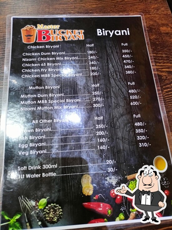 Master Bucket Biryani, Kakinada - Restaurant menu, prices and reviews