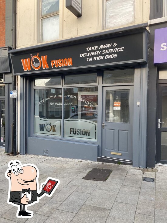 Menu at Wok Fusion fast food, Donaghadee