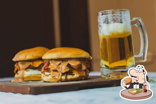 Menu em Séries Burger restaurante, Brasília