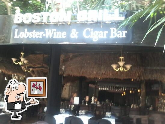 Carta del pub y bar Boston Grill, Playa del Carmen