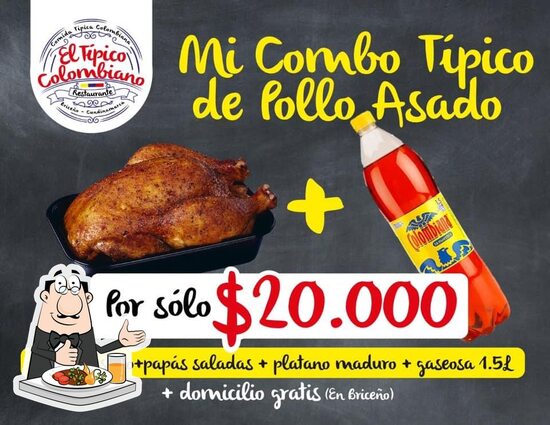 Restaurante Tipico Colombiano, Briceno - Menú del restaurante, precios ...