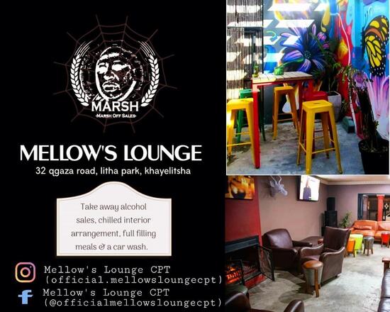 Menu at Mellow's Lounge pub & bar, Cape Town