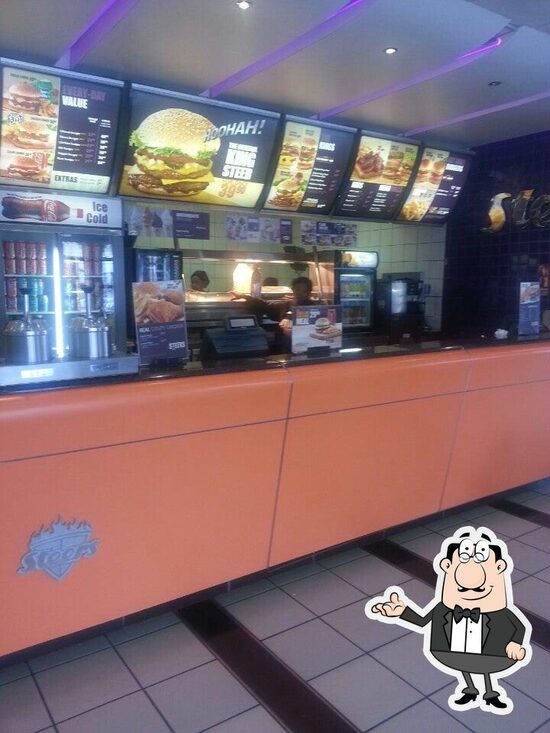 Menu at Steers restaurant, Kuruman