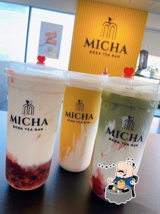 Menu at Micha Boba Tea Bar, Stanton