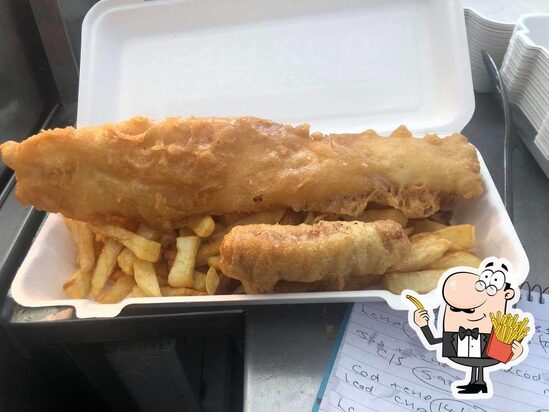 Menu at Stevenson's Fish Bar, Sheringham