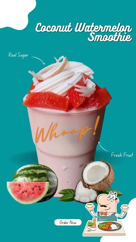 Whoop น้ำปั่นผลไม้พรีเมี่ยมแห่งใหม่ในลำพูน, Mueang Nga - Menú del ...