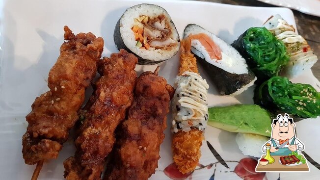Menu at Again Sushi restaurant, Hamilton