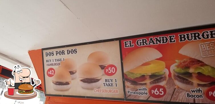 Menu at El Terrible Burgers restaurant, Bambang
