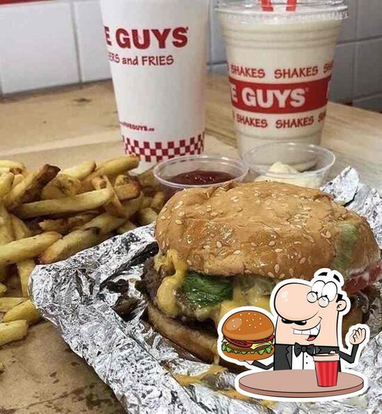 Menu at Five Guys restaurant, Dubai, Al Mamsha Street - The Walk