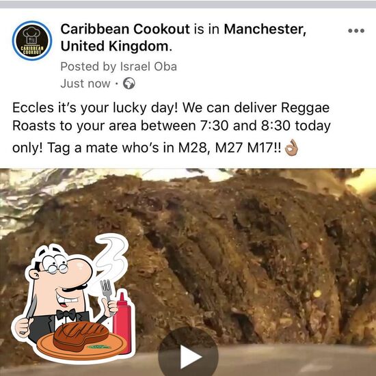 Caribbean Cookout, 10 Corrigan St in Manchester - Restaurant menu and ...