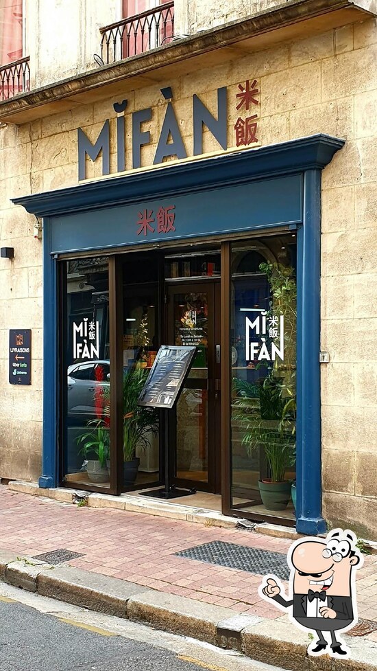 Menu at Mifan restaurant, Bordeaux