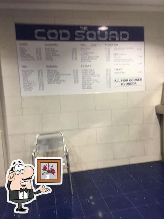 Menu at The Cod Squad restaurant, Portsmouth
