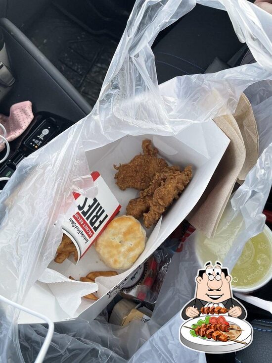 Carta de comida rápida KFC, Columbia Heights, Central Ave NE