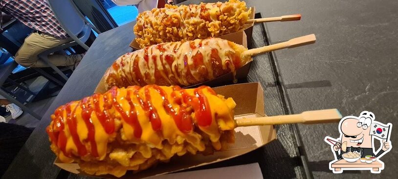 Menu at KOON [Korean Corndogs] restaurant, Vienna