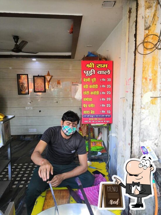 Menu at Shri Ram Puri Wale, New Delhi, M575+75W