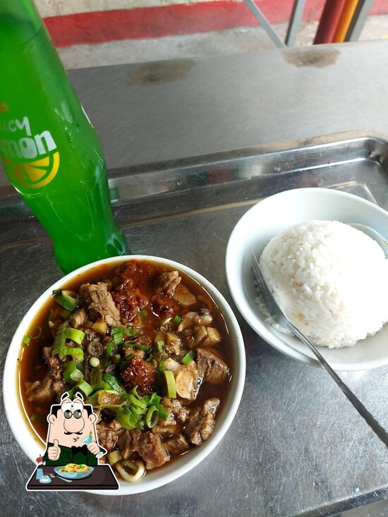 Menu at Jim's Pares Usok restaurant, Manila