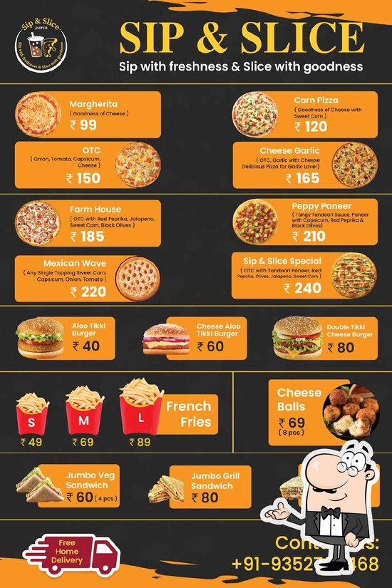 Sip & Slice Jaipur, Jaipur - Restaurant menu, prices and reviews