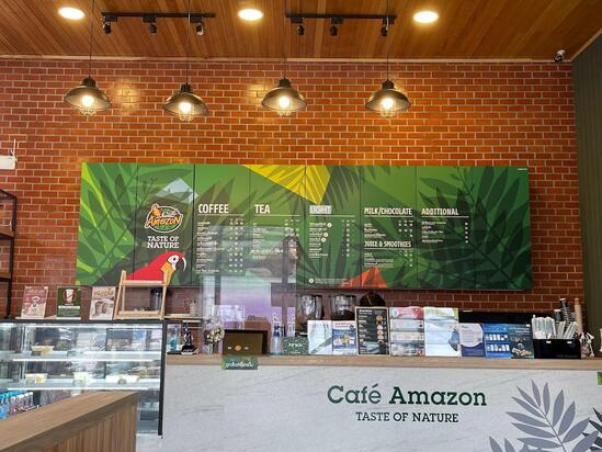 Menu at Café Amazon cafe, Phuket