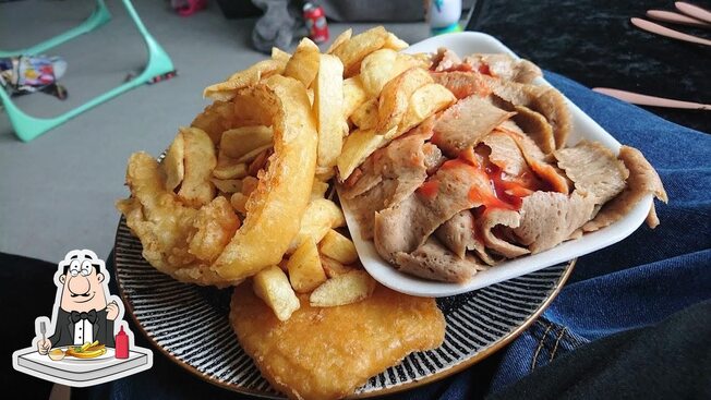 Menu at Papas Fish Bar, Mansfield