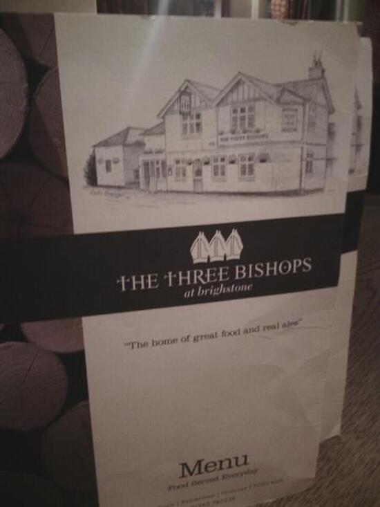Menu at Three Bishops pub & bar, Brighstone, Main Rd