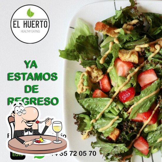 Menu at El Huerto, Morelia