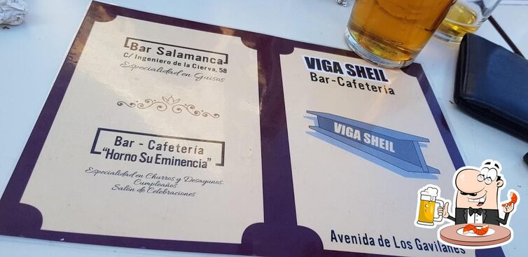 Menu at Cerveceria Viga SHELL pub & bar, Seville