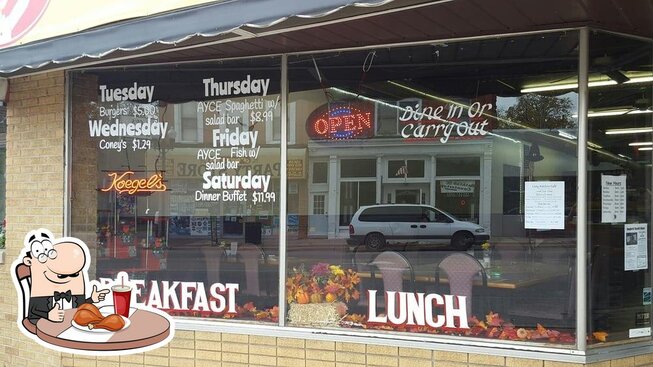 Menu at Cozy Kitchen restaurant, Corunna