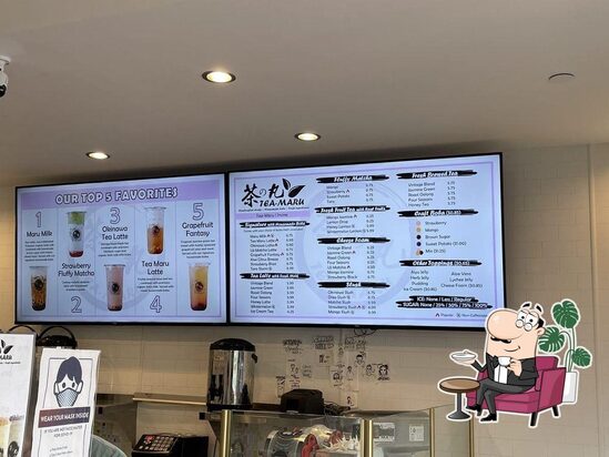 Menu at Tea Maru - Housemade Boba desserts, Irvine