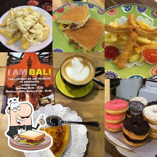 Menu at The Monument Coffee restaurant, Denpasar