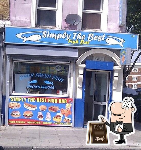 Menu at Simply The Best Fish Bar, London