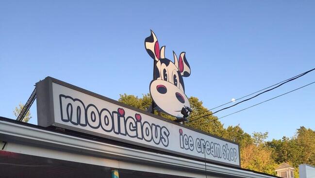 Menu at Moolicious Ice Cream Shop, Georgina