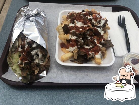 Menu at Doner Box restaurant, Hanford