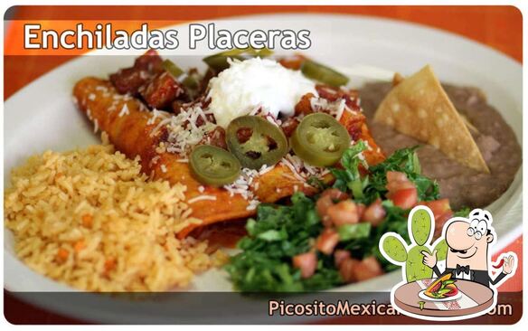 Menu at Pollo Picosito Mexican Restaurant, Live Oak