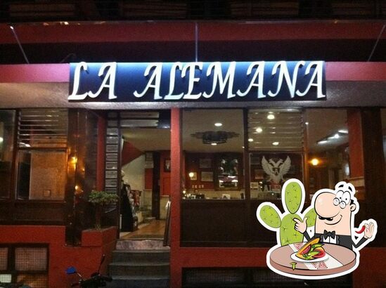 Menu at Restaurant La Alemana, Guadalajara