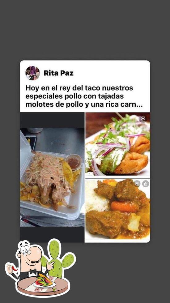 Menu at Rey Del Taco restaurant, Waterbury
