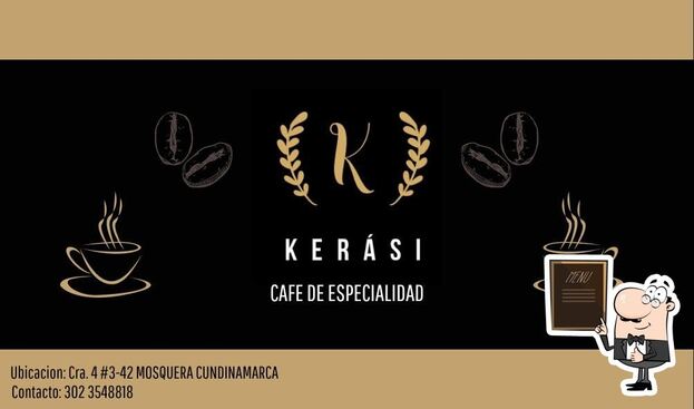 Carta de Kerási - Cafe de especialidad, Mosquera